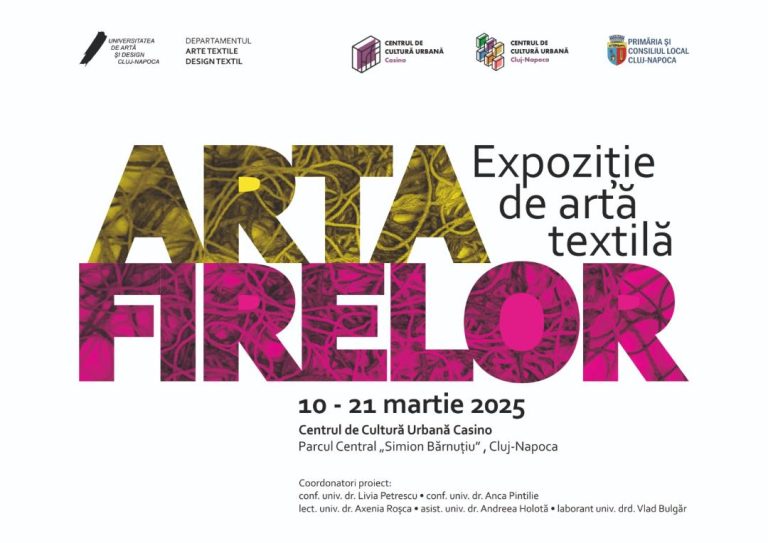 ARTA FIRELOR. Expoziție textila de tehnica impislirii cu acul la Cazinoul din Parcul Central ...